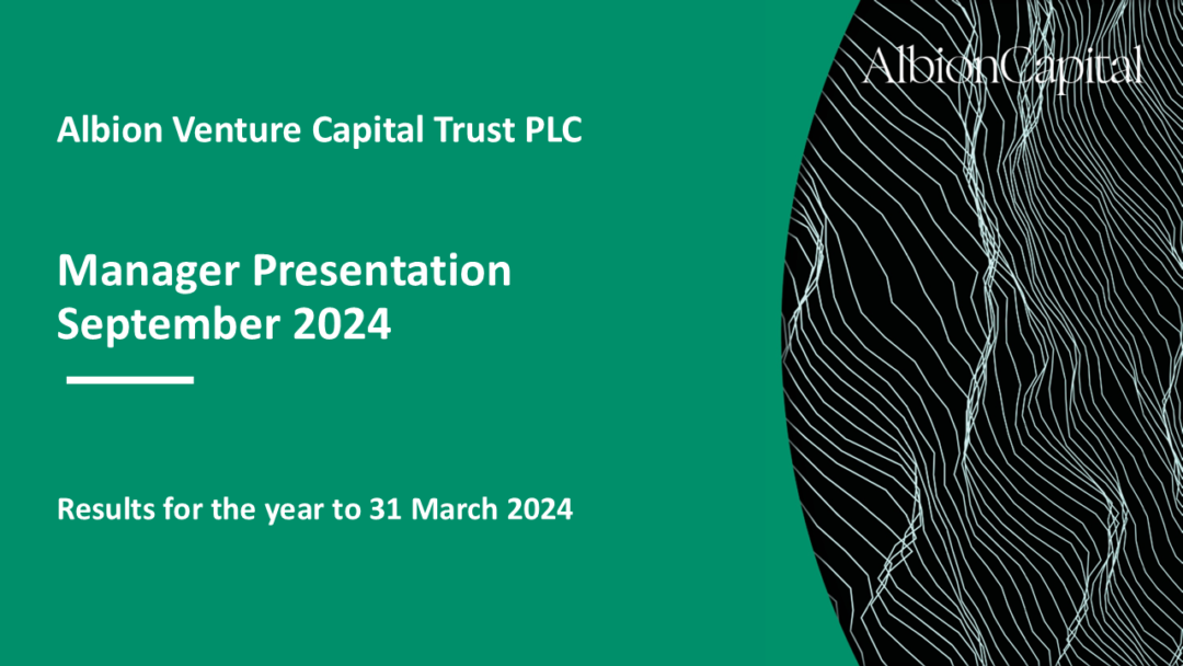 Albion Venture Capital Trust PLC - Albion Capital
